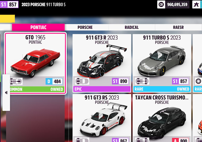 Mod your forza horizon 4 or 5 account by Roser005 | Fiverr