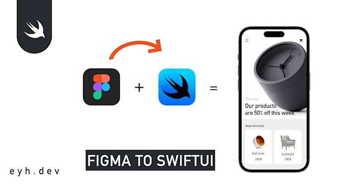 Convert your figma design to swiftui code by Patty18372 | Fiverr