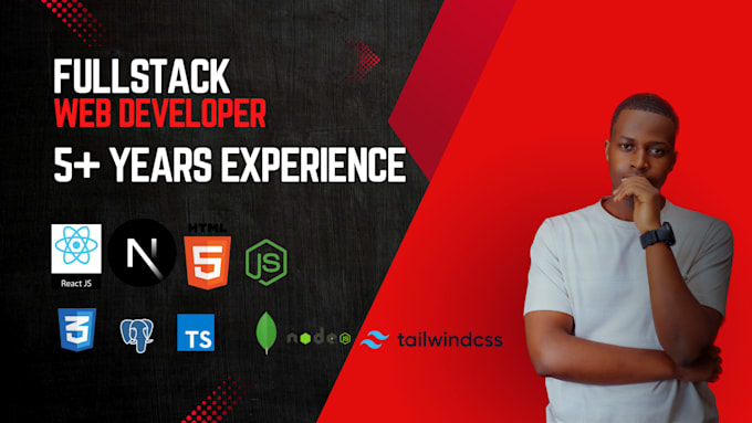 Develop responsive full stack websites using react next js and node js ...