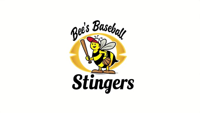 Create an eye catching stinger bee baseball mascot logo in 12 hours by ...