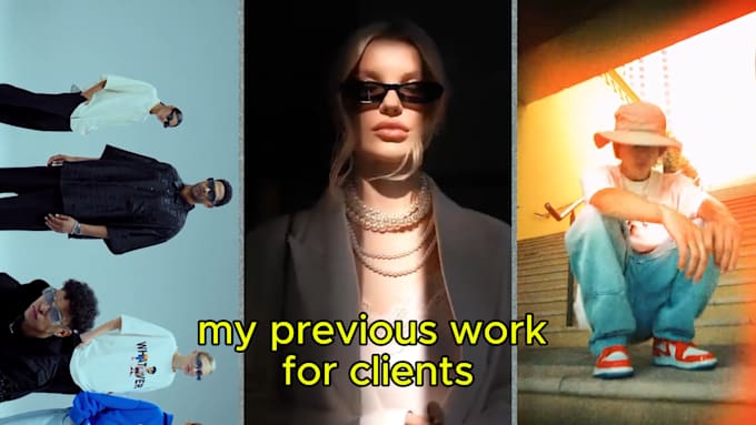 Create eye catchy fashion video, tiktok, instagram, and poduct reels by Abbas_alli | Fiverr