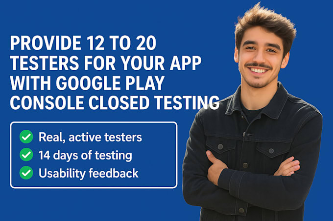 Provide 12 testers, 20 testers google play closed testing, 12 app ...
