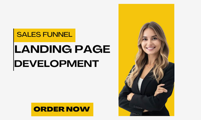 Develop professional high converting landing page sales funnel homepage ...