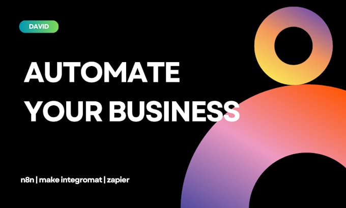 Setup build ai automation for ur business using n8n make com integromat zapier by ...