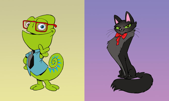 Create a custom cartoon character by Reljic_dusan | Fiverr