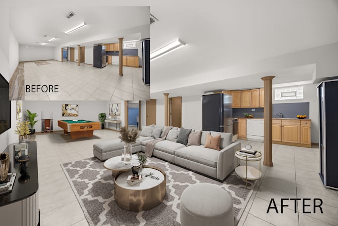 Edit virtual interior and exterior staging by Leonona | Fiverr