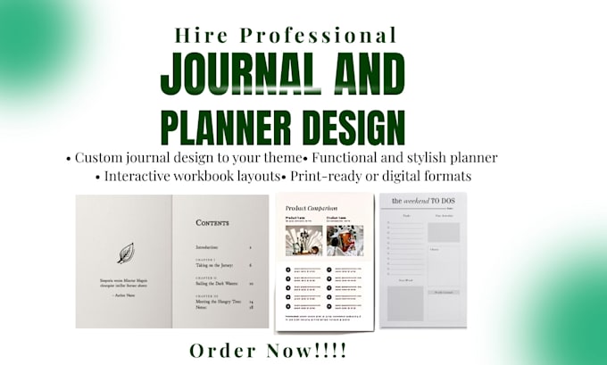 Create stunning journal and planner designs that sell by Robertj070 ...