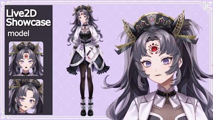 Design and rig live2d vtuber model 3d vtuber model vtuber commission 2d ...
