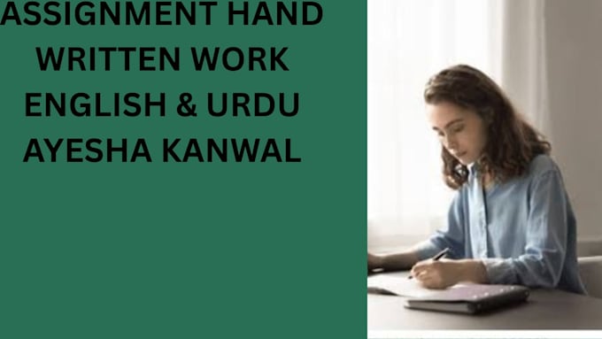 D0 handwriting assignment work for you by Ays123ha | Fiverr