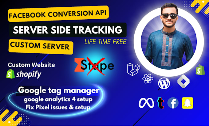 Setup facebook conversion api using custom server free 1m event ga4 ...