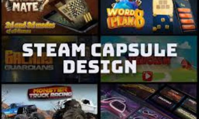 Steam capsule art and game cover art design for your game by Victorobi117 | Fiverr
