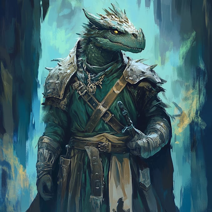 Draw dnd character design and illustration by Dashanique3 | Fiverr