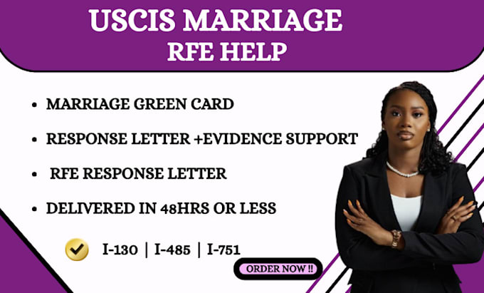 Respond to your uscis marriage green card rfe with strong evidence and ...