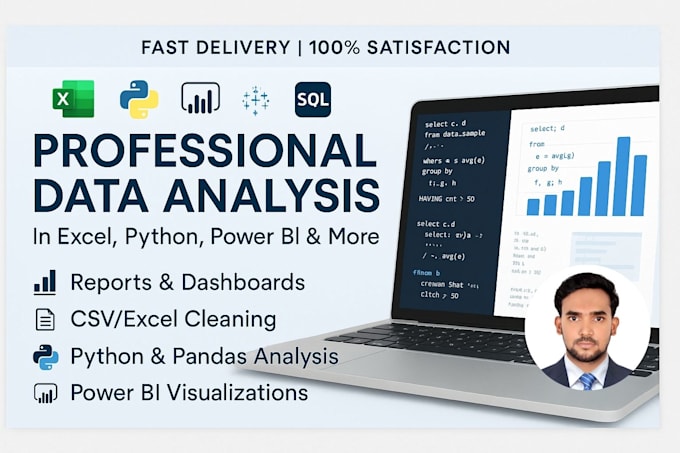 Data cleaning, analysis, statistics, tables and charts by Rase221 | Fiverr