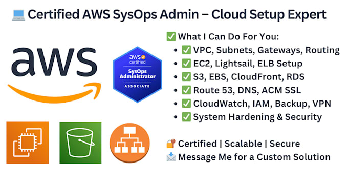 Configure aws vpc, ec2, lightsail, cloudfront, s3, and more by Khshuhel | Fiverr