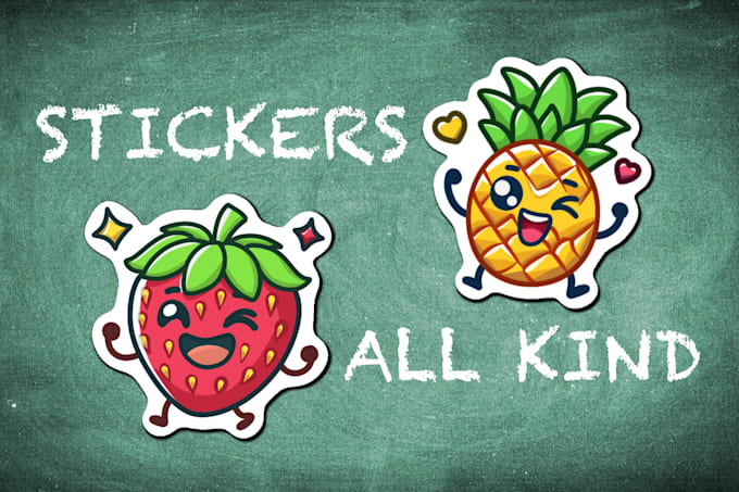 Create custom designs of amazing stickers and labels for you by ...