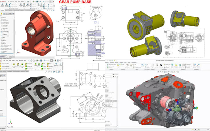 3d cad modeling product design solidworks mechanical rendering ansys 3d ...