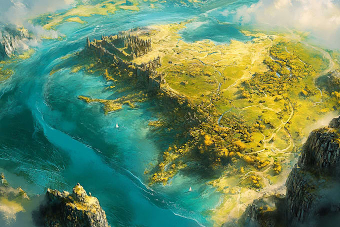 Create your fantasy map for dnd by Chanitaton | Fiverr