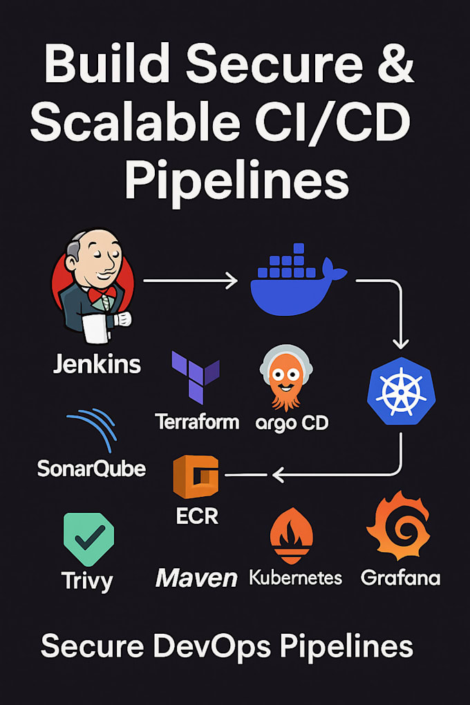 Build secure and scalable ci cd pipelines with jenkins docker argo cd and more by Mahesh ...