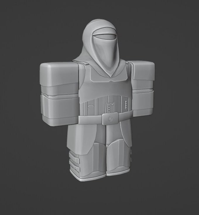 Crea modelos de personajes 3d optimizados de roblox con ropa ugc para ...