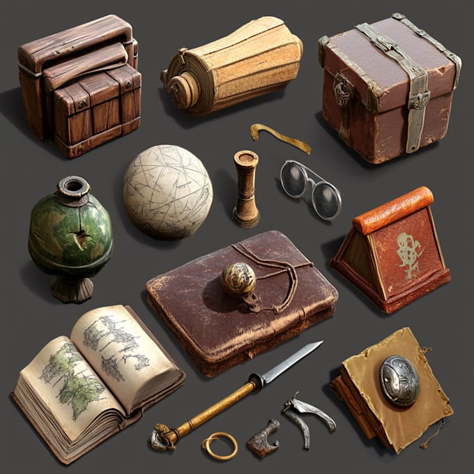 3d model objects, props and weapons by Shakenya21 | Fiverr