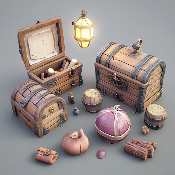 Draw delightful 2d game icons props assets and objects by Shakenya21 ...
