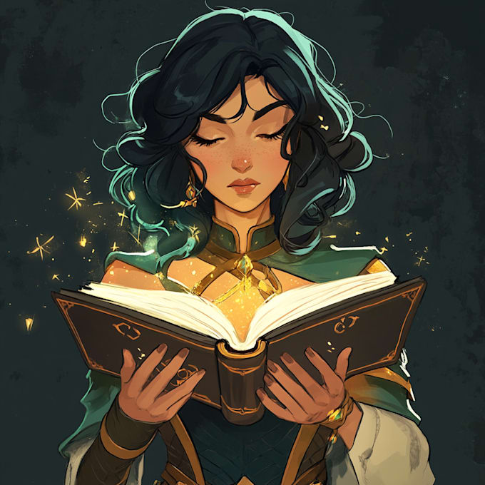 Create simple stylized concept art of your rpg character by Danjeck ...