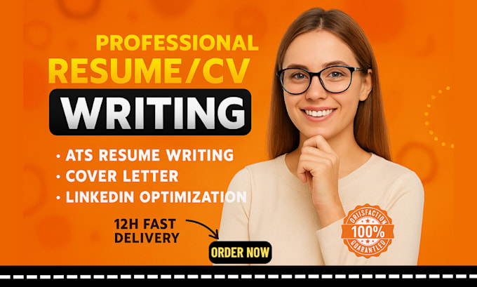 Provide professional resume, cv, cover letter writing and linkedin ...