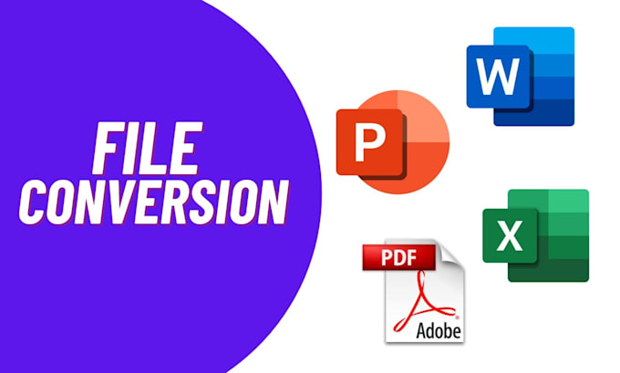 Do files conversion, data entry, typing, pdf to excel, word to excel ...
