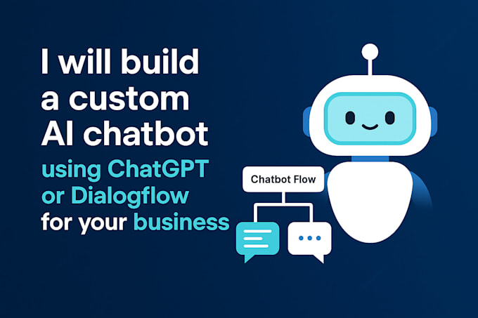 Build a custom ai chatbot using chatgpt for your business by Lecrambolog | Fiverr