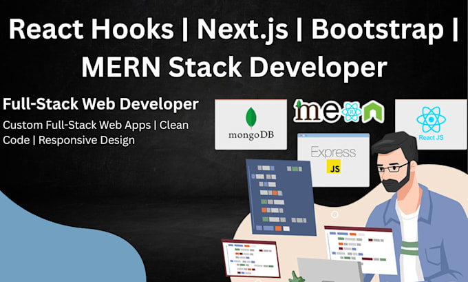Do react hooks development with bootstrap and next js by Devstackguru | Fiverr