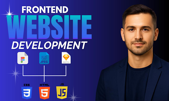 Do frontend web development in html css javascript by Mark_jz | Fiverr