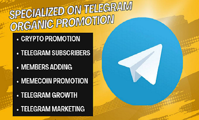 Boost telegram growth,telegram ads telegram promotion to increase token sales by Freddiele | Fiverr