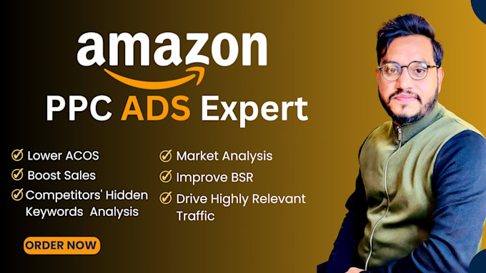 Manage amazon ppc campaign to increase sales and reduce acos, amazon ads expert by Adeel2121 ...