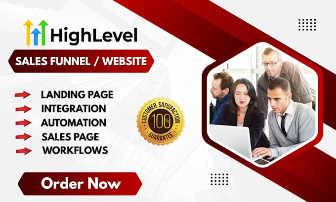 Build ghl, go high level funnel website, gohighlevel landing page ...