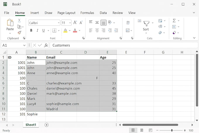 Clean, format, merge, split, excel data by Md_excels | Fiverr
