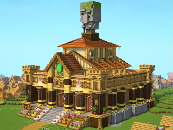 Build minecraft spawn, castle, house in survival or creative by ...