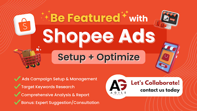 Grow your store with shopee ads or tokopedia ads by Agile_agency | Fiverr