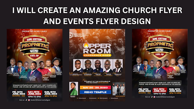Create an amazing church flyer and events flyer design by Francis ...