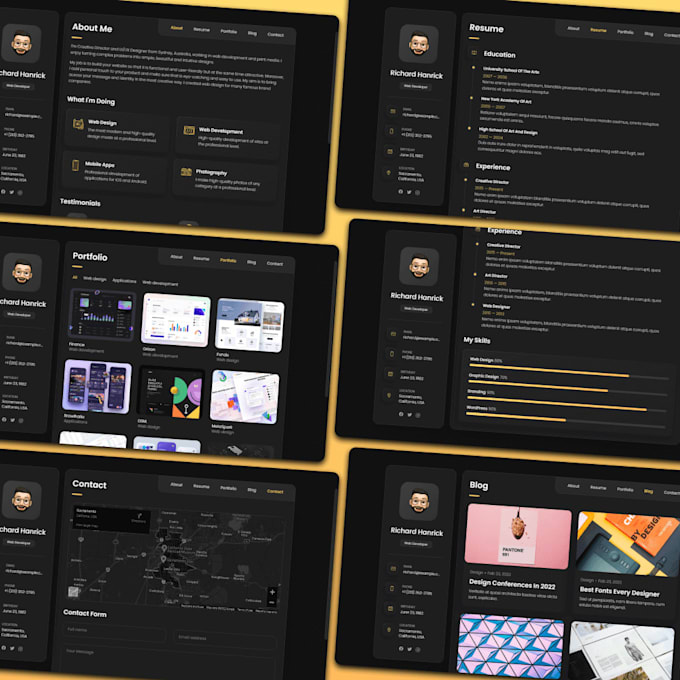 Create a front end website by Bhavdeepsing990 | Fiverr