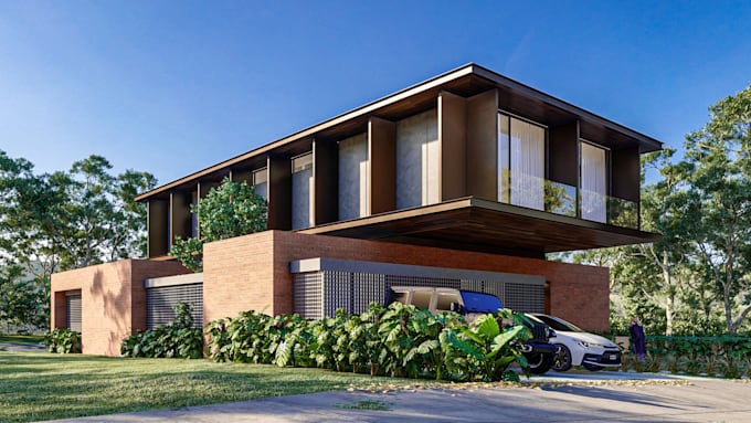 Create photorealistic 3d exterior renders by Cesu99 | Fiverr