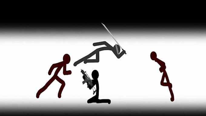 Animate epic stickman fight scenes for youtube or games by Prokhaym ...