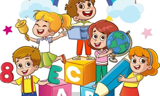 Create a custom abc or 123 learning ebook for kids by Story_sparkle ...