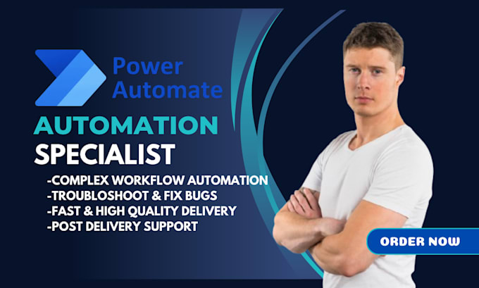 Automate all manual tasks with power automate sharepoint ai workflow automation by Dejig_ | Fiverr