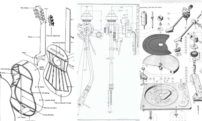 Do detailed patent drawing 2d illustration, patent design, uspto ...