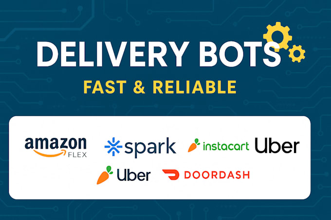 Develop custom bots for amazon flex, spark, uber, instacart and more by Syncpointt | Fiverr