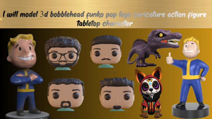 Model 3d bobblehead lego caricature action figure tabletop by Pitrre ...