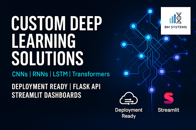 Perform predictive analysis using machine and deep learning by Bmsystems | Fiverr