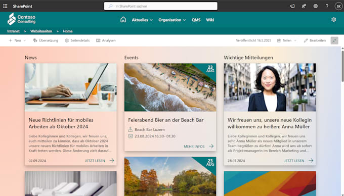 Desarrollar soluciones personalizadas de sharepoint utilizando spfx, react y power automate.
