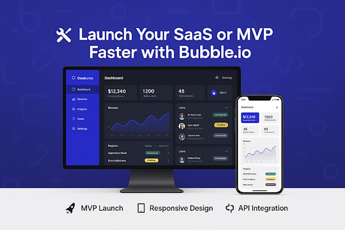 Build bubble saas app, do bubble io website, bubble developer, bubble mvp by Peter_snart | Fiverr